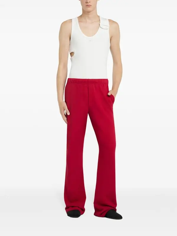 COURREGES Bootcut Track Pants - Red