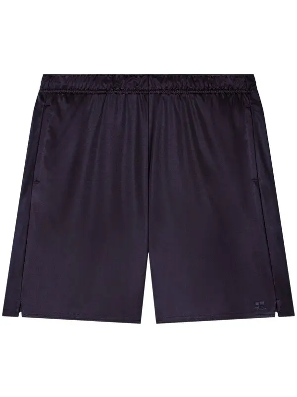 COURREGES Jersey Track Shorts - Blue