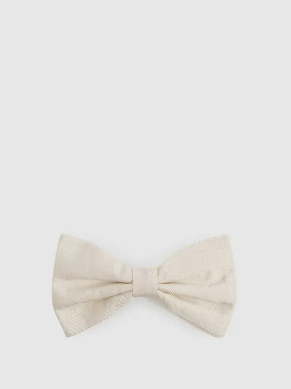 REISS Boyle Tie - Light Ivory
