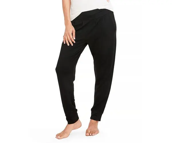 Hatch Collection Maternity Indoor Outdoor Jogger - Black
