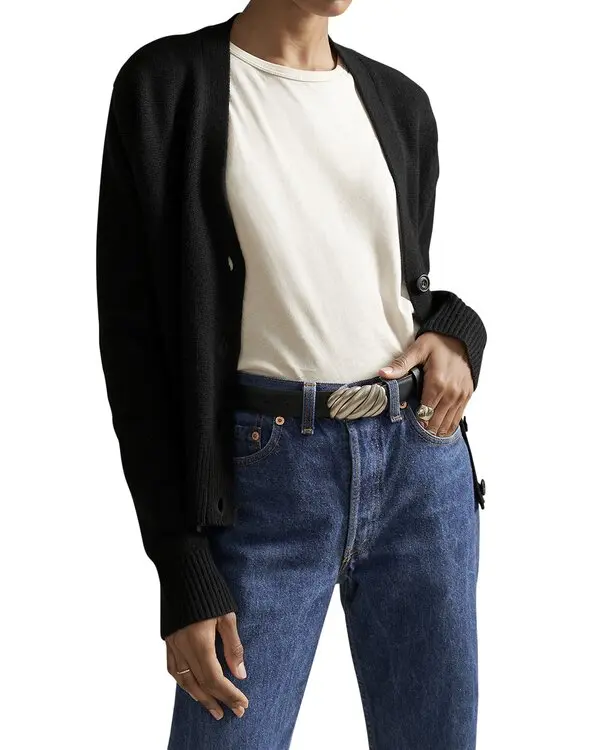 Jenni Kayne Colette Cashmere Cardigan - Black