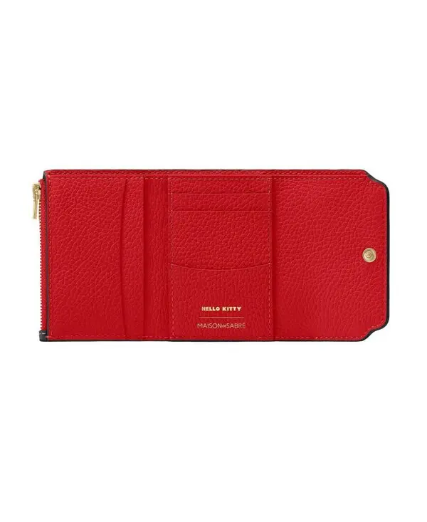 MAISON DE SABRE Hello Kitty Leather Trifold Wallet