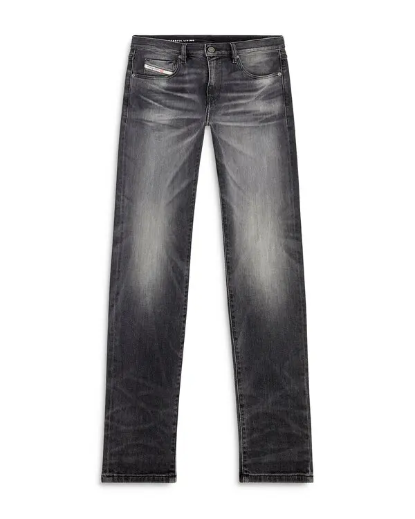 DIESEL® D-strukt Slim Fit Jeans - Black/denim