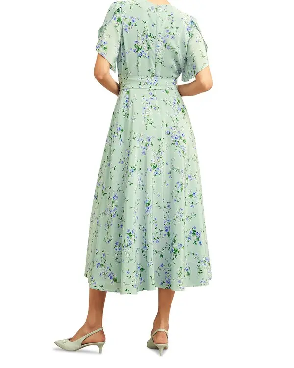 HOBBS LONDON Sophia Silk Midi Dress
