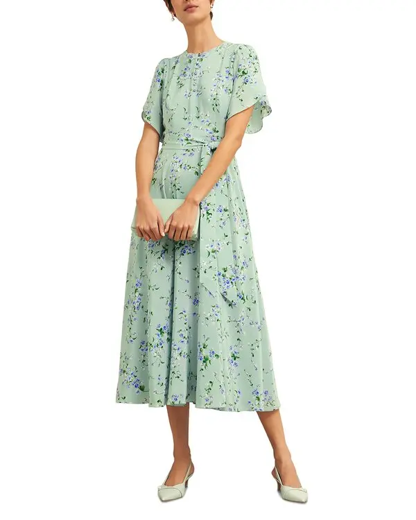 HOBBS LONDON Sophia Silk Midi Dress
