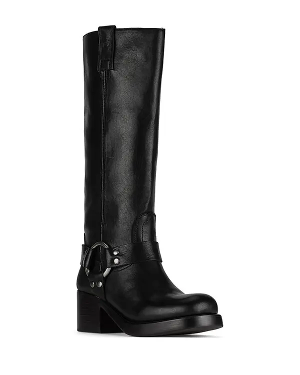 Jeffrey Campbell Reflectn Harness Strap Riding Boots