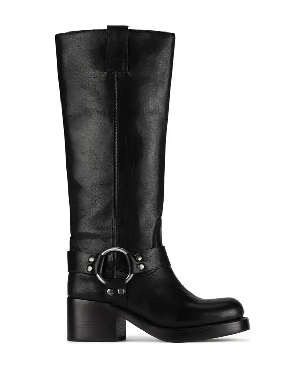 Jeffrey Campbell Reflectn Harness Strap Riding Boots