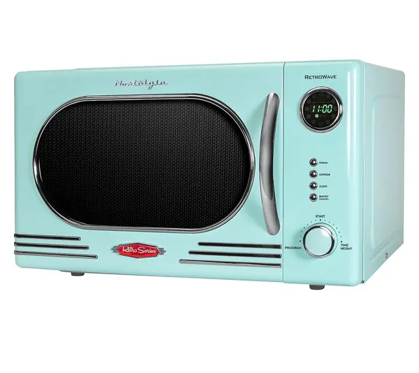 NOSTALGIA Retro 1.1 Cu Ft Countertop Microwave - One-color
