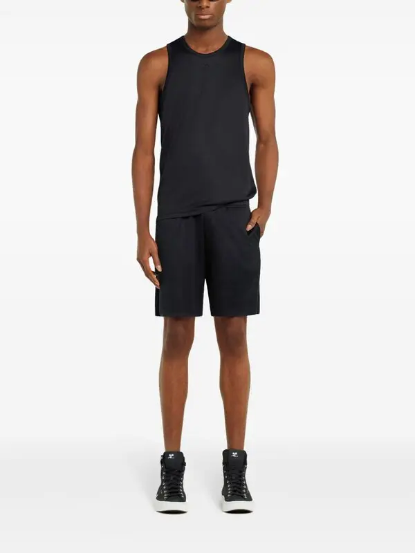 COURREGES Football Tank Top - Black