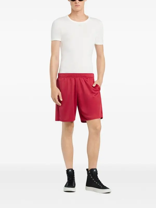 COURREGES Logo-patch Shorts