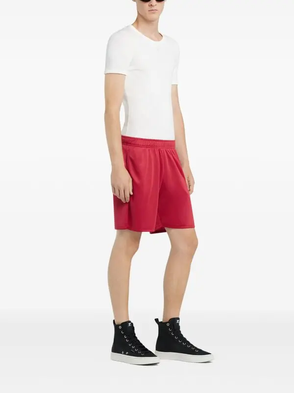 COURREGES Logo-patch Shorts