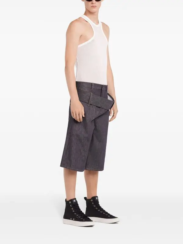 COURREGES Mesh Tank Top - White