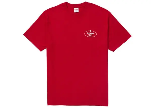 Supreme Crest Tee Shirt - Red