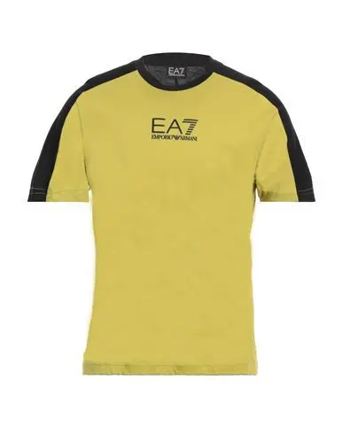 EA7 T-shirt Size Cotton - Lime Green