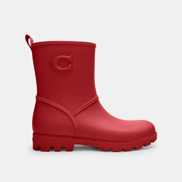 COACH Ryder Rainboot - Ruby