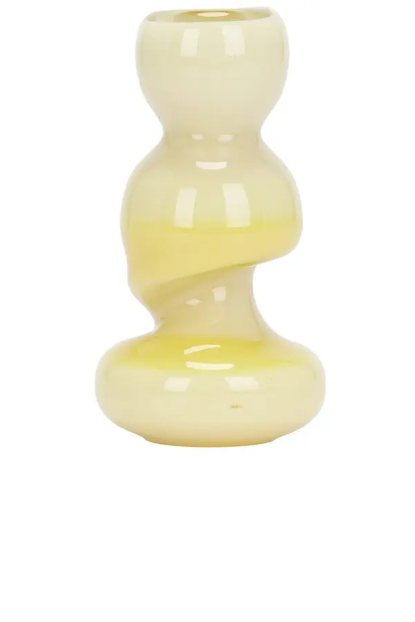 HELLE MARDAHL The Candle Holder Mini In Nude - Banana