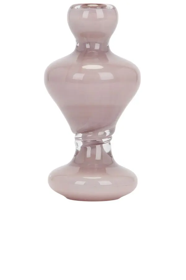 HELLE MARDAHL The Candle Holder Medi In Mauve - Plum