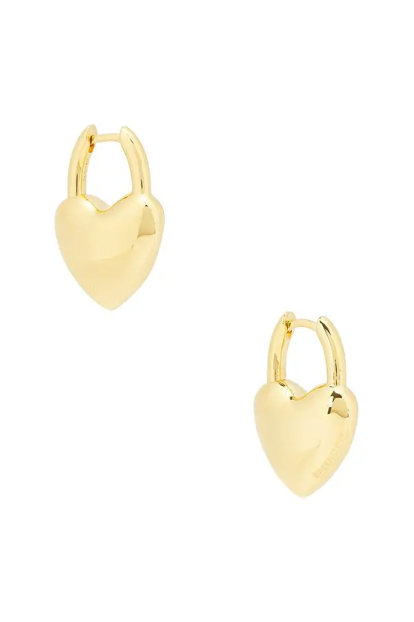 Balenciaga Minnie Earrings - Shiny Gold