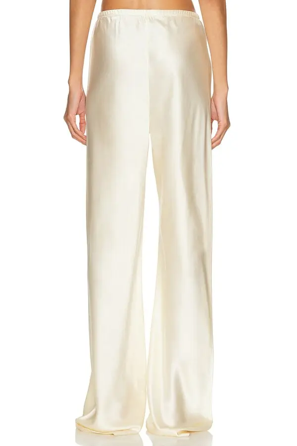 EAVES Loretta Silk Pants - Ivory