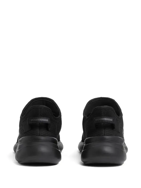 Dsquared2 Embossed Logo Sneakers - Black