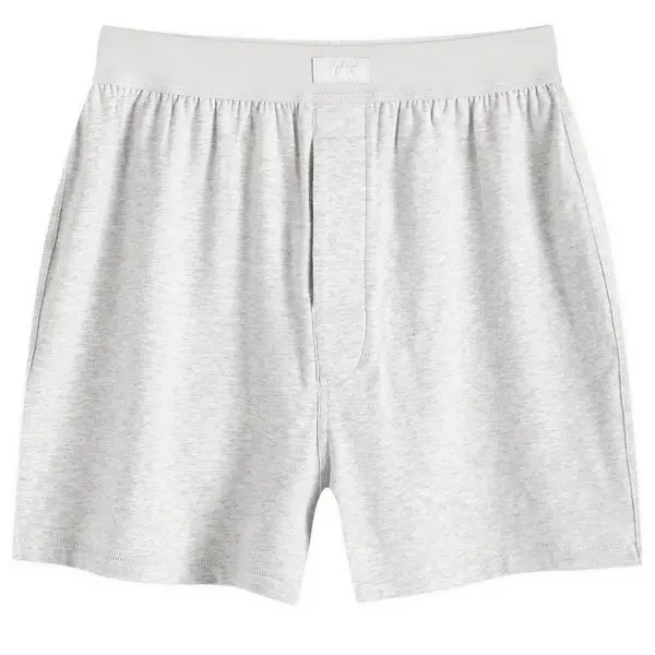 SKIMS Boyfriend Loose Boxer - Light Heather Grey
