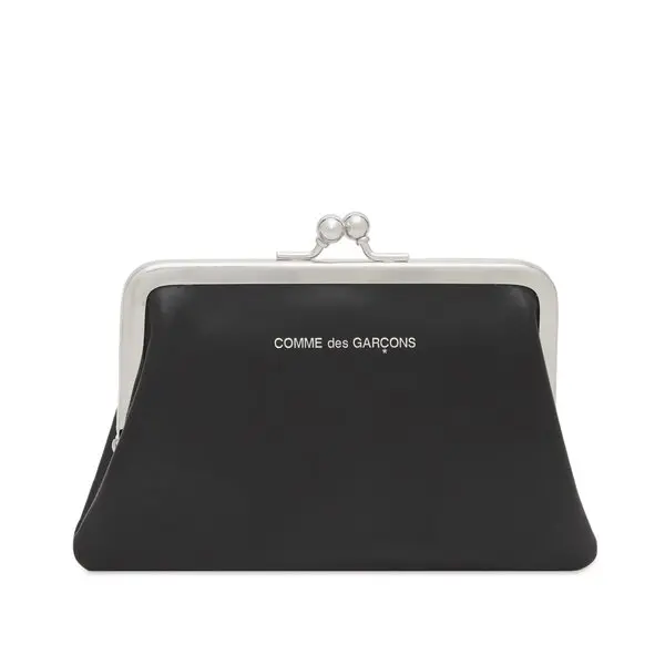 Comme Des Garçons Kiss Clasp Purse - Black