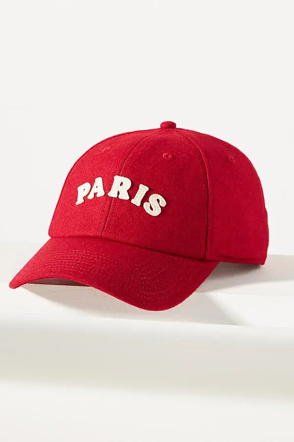 Anthropologie Wandelust Paris By American Needle New Baseball Cap Hat Red The Wanderlust Paris Baseball Cap | Anthropologie main image 4