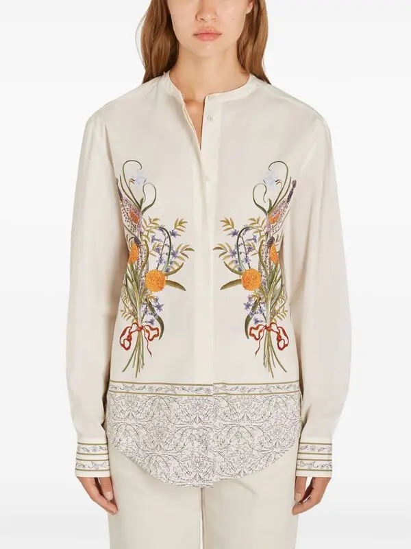 Giambattista Valli Floral Blouse