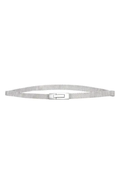 Mango Skinny Metal Mesh Belt