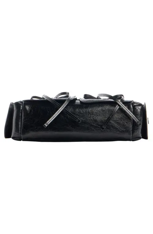 Acne Studios Multipocket Crinkled Leather Bag - Black