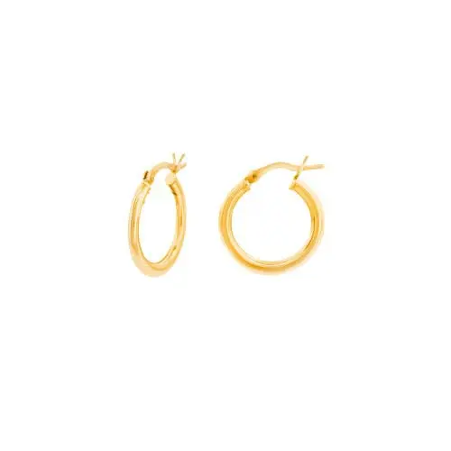 DONATELLO GIAN Name' 14k Small Hoop Earrings