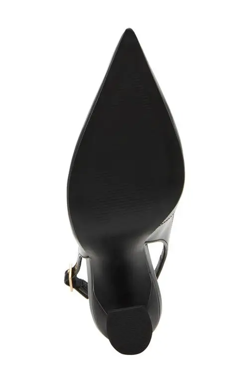 Steve Madden Blare Slingback Pointed Toe Pump - Black Box