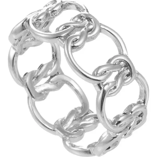 DLORIA Hollywood Sensation Love Knot Ring - Silver