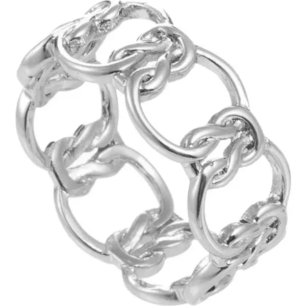 DLORIA Hollywood Sensation Love Knot Ring - Silver