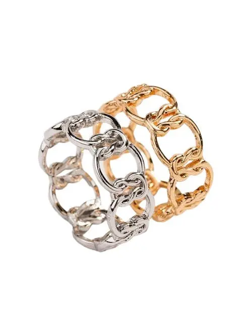 DLORIA Hollywood Sensation Love Knot Ring - Silver