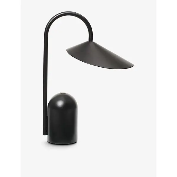 FERM LIVING Arum Powder-coated Iron And Aluminium Portable Lamp - Black