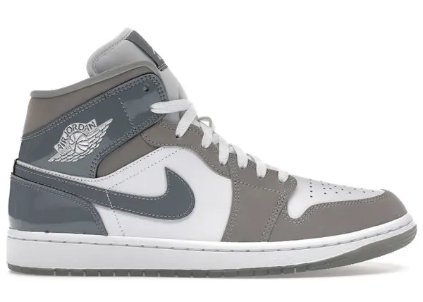 JORDAN 1 Mid Se Sneakers - White/medium Grey/cool Grey