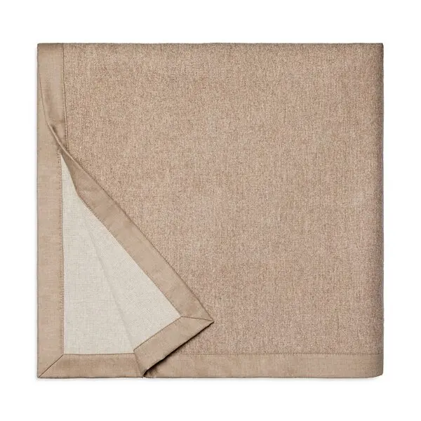 SFERRA Nerino Blanket, Full/queen - Cashew/ivory