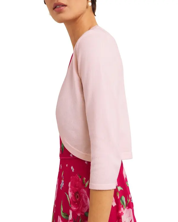 Hobbs London Carrie Bolero Jacket In Pale Pink 25% Off - Main Image