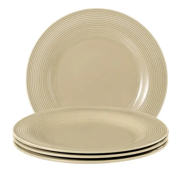 SELTMANN Beat Dinner Plate, Set Of 4 - Sand