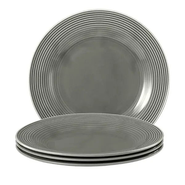 SELTMANN Beat Salad Plate, Set Of 4 - Gray
