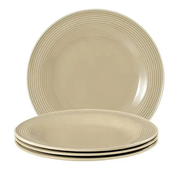 SELTMANN Beat Salad Plate, Set Of 4 - Sand