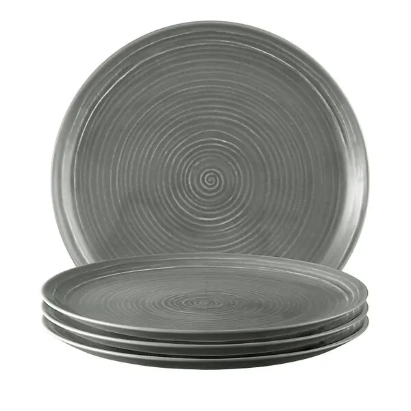 SELTMANN Terra Dinner Plates, Set Of 4 - Gray