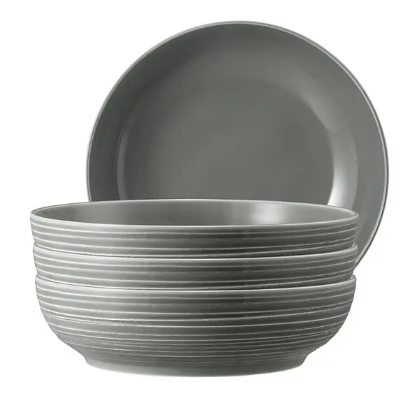 SELTMANN Terra Pasta Bowls, Set Of 4 - Gray