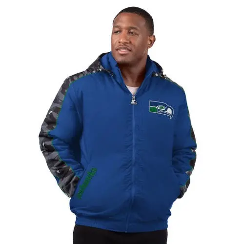 STARTER Seattle Seahawks Full-zip Hoodie Jacket