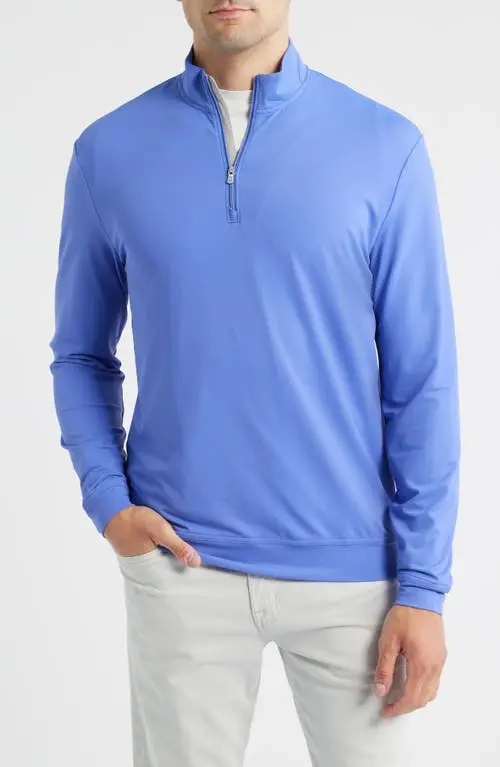 Johnnie-o Motion Performance Quarter Zip Pullover - Acai