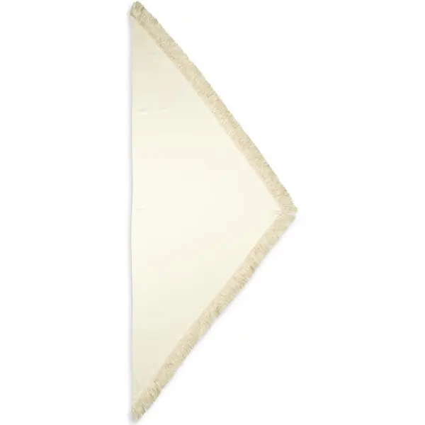 TOTÊME - Charmeuse Satin Triangle Fringe Scarf