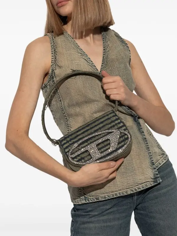 DIESEL® 1dr Shoulder Bag - Grey