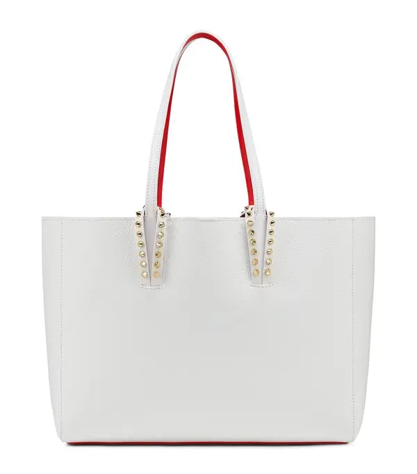 CHRISTIAN LOUBOUTIN Cabata Small Leather Tote - Red