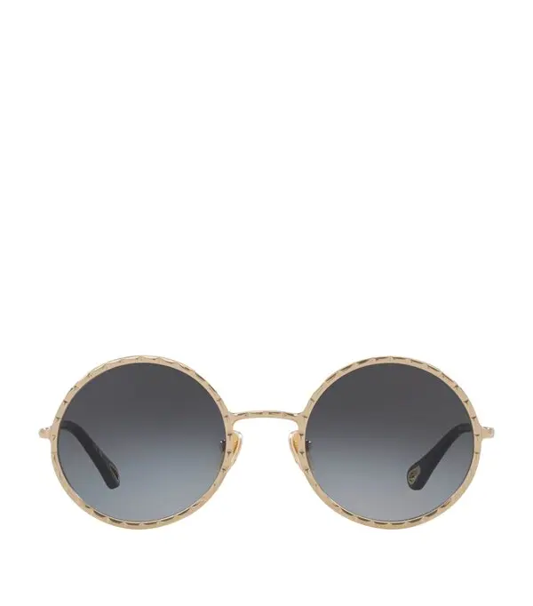 Chloé Ch0230s Metal Sunglasses - Gold
